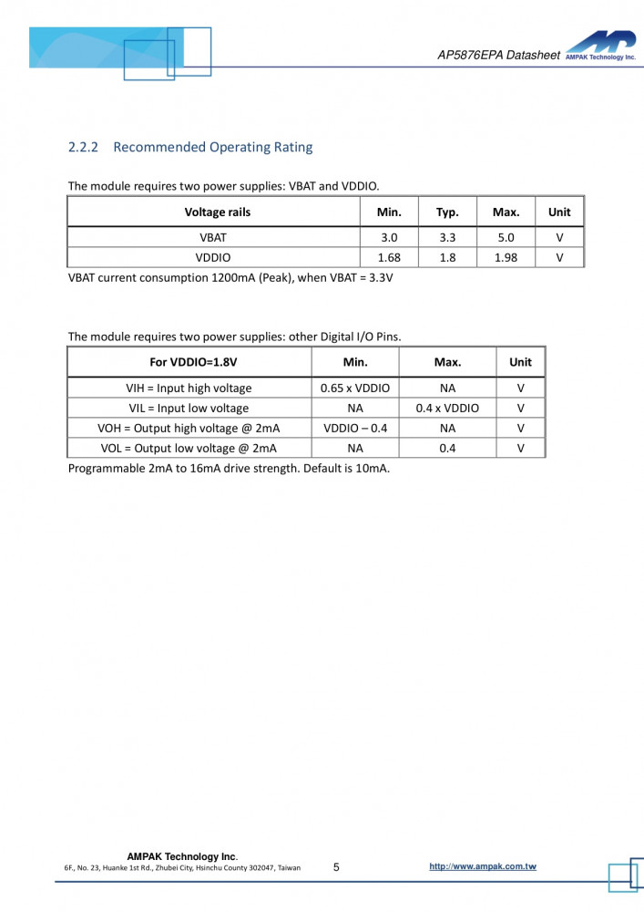 AP5876EPA datasheet page 8