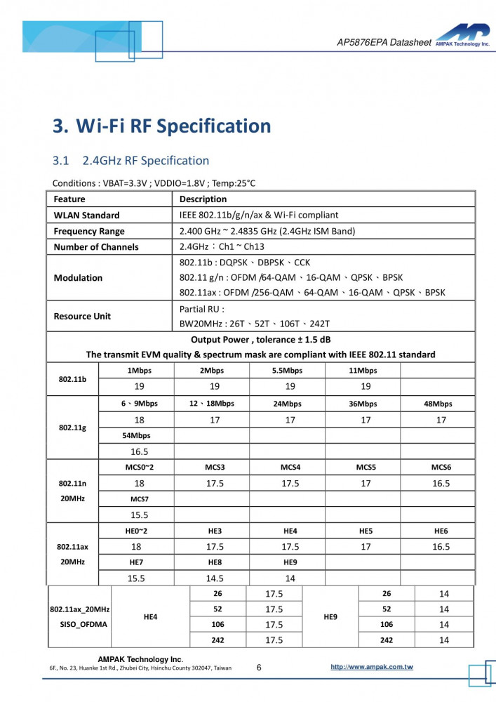 AP5876EPA datasheet page 9