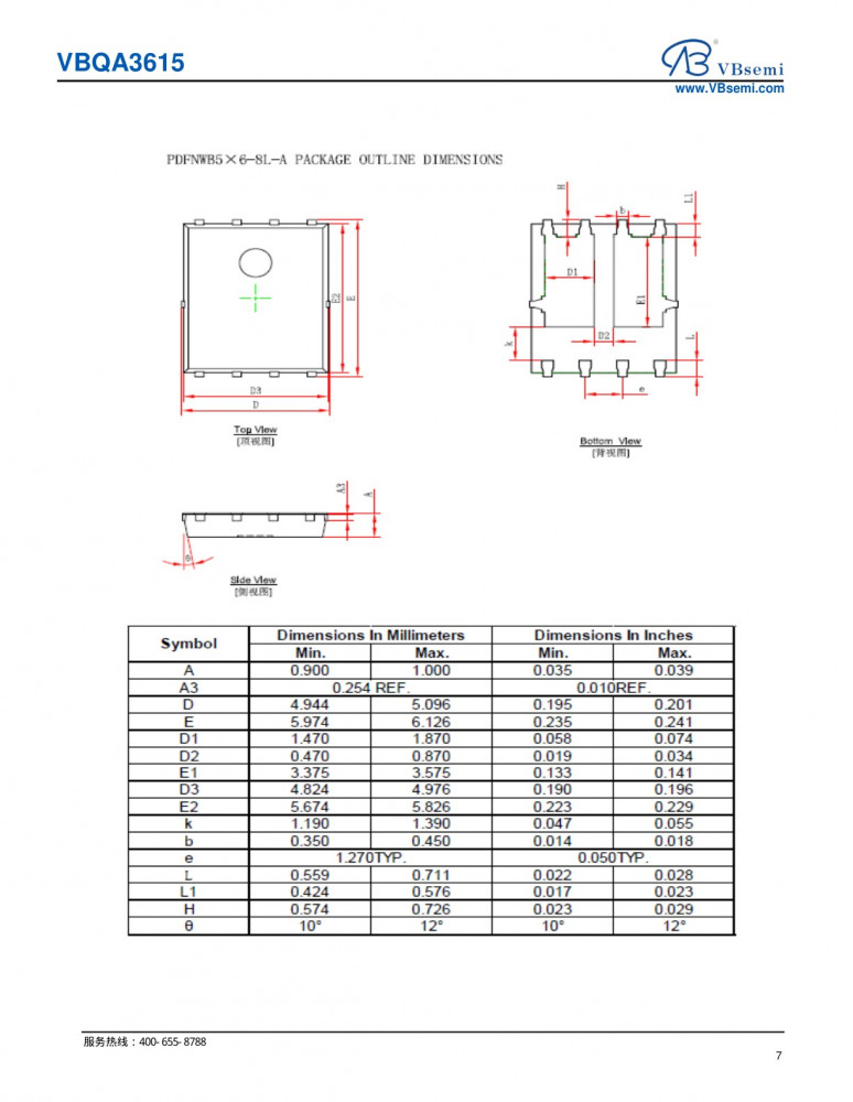 VBQA3615 datasheet page 7