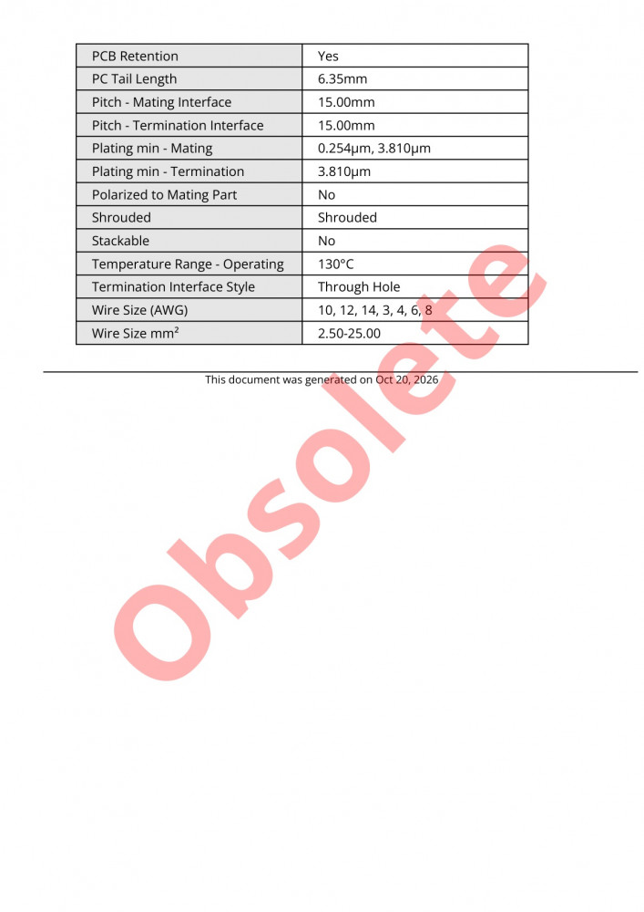 MOLEX 399200502 document image, page 3