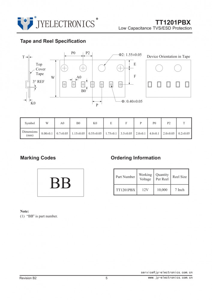 TT1201PBX datasheet page 5