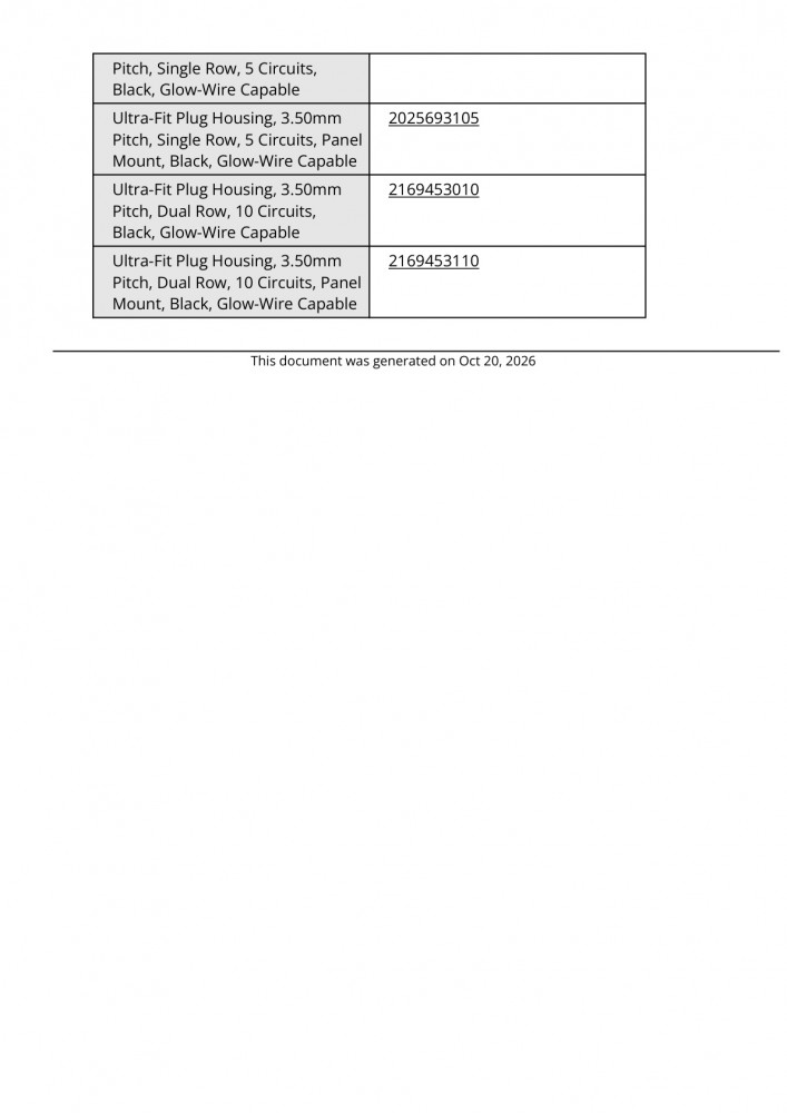 Technical document image 3 for MOLEX 1722644005