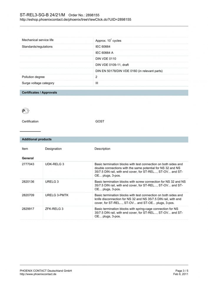 Phoenix Contact 2898155 document page 3