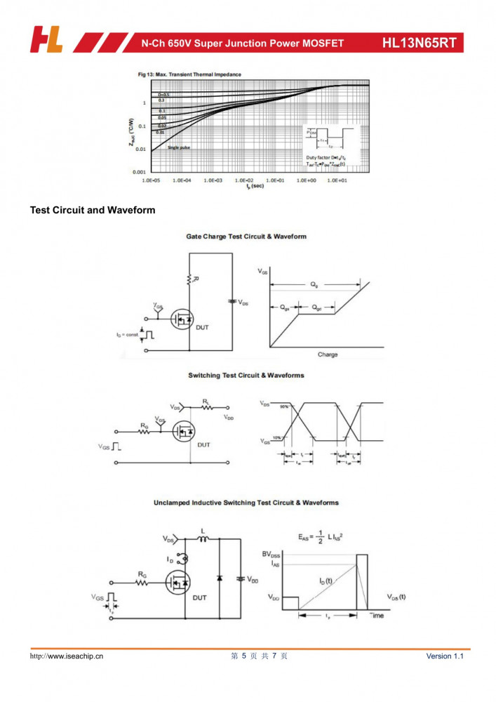 13N65RT datasheet page 5