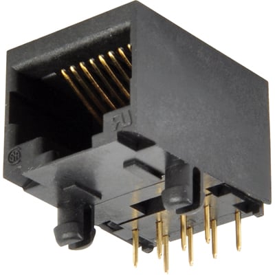 Bel Fuse 0879-2C4R-54 Modular Ethernet Connector Jack