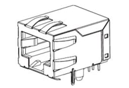 Bel Fuse SS-6488S-A-PG4-BA-RMK4 Modular Ethernet Connector Jack for sale
