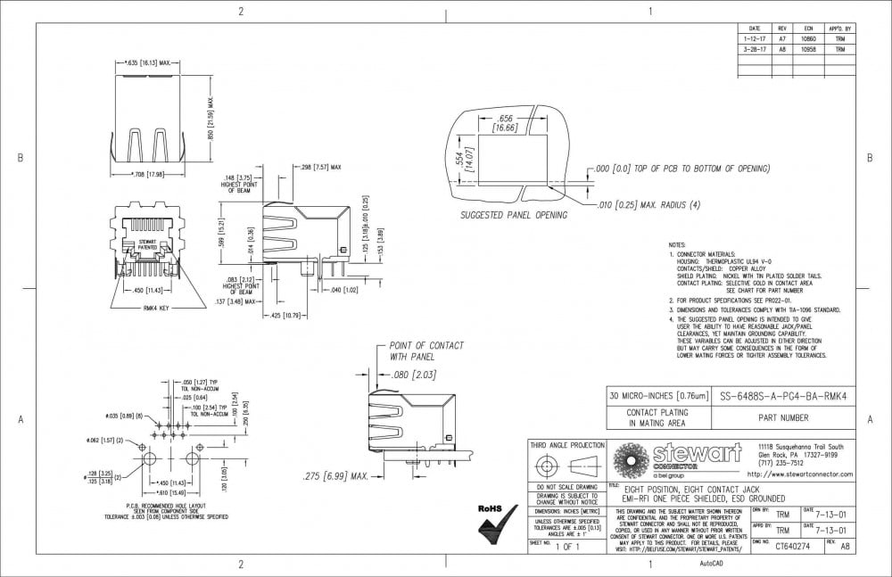 SS-6488S-A-PG4-BA-RMK4 technical document page