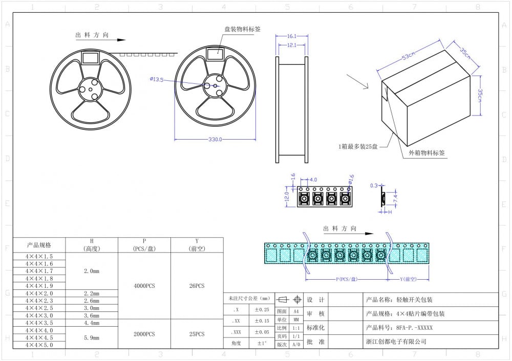CAX TS-1140SP specification page 3
