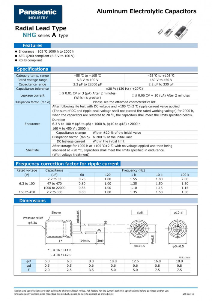 ECA series technical document, page 1