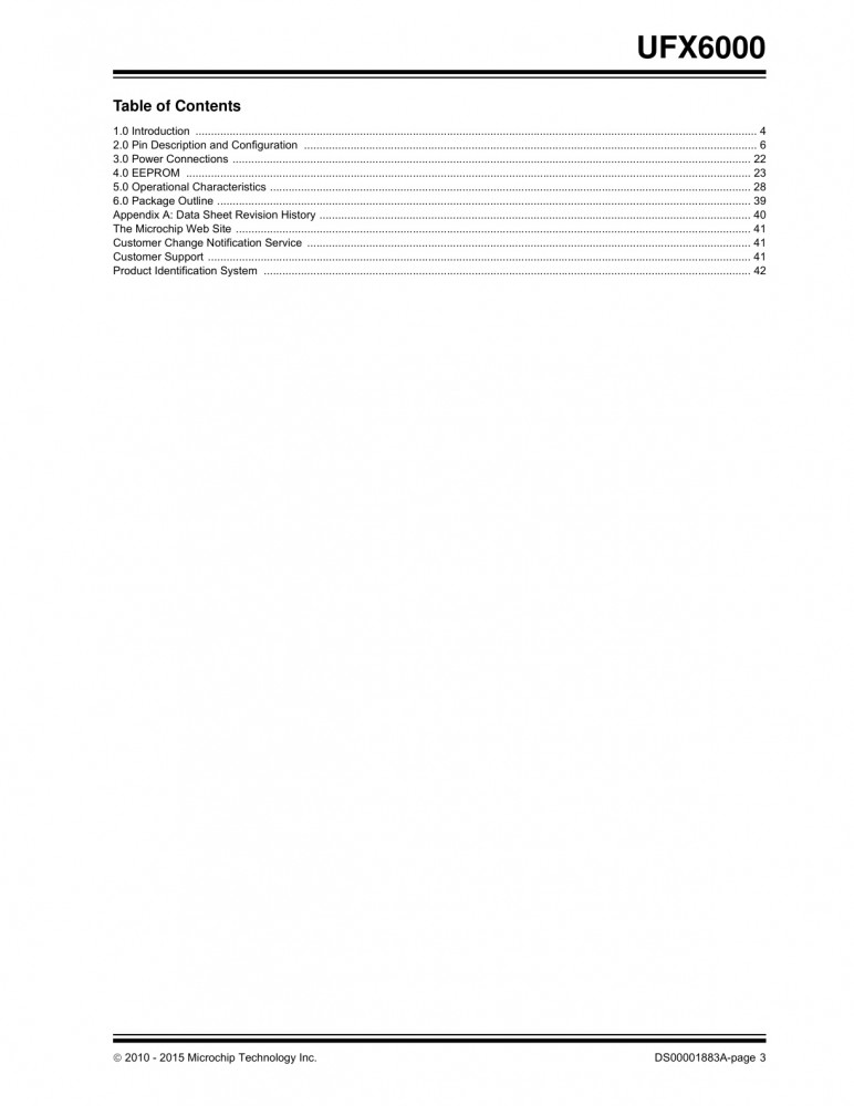 UFX6000 datasheet page 3