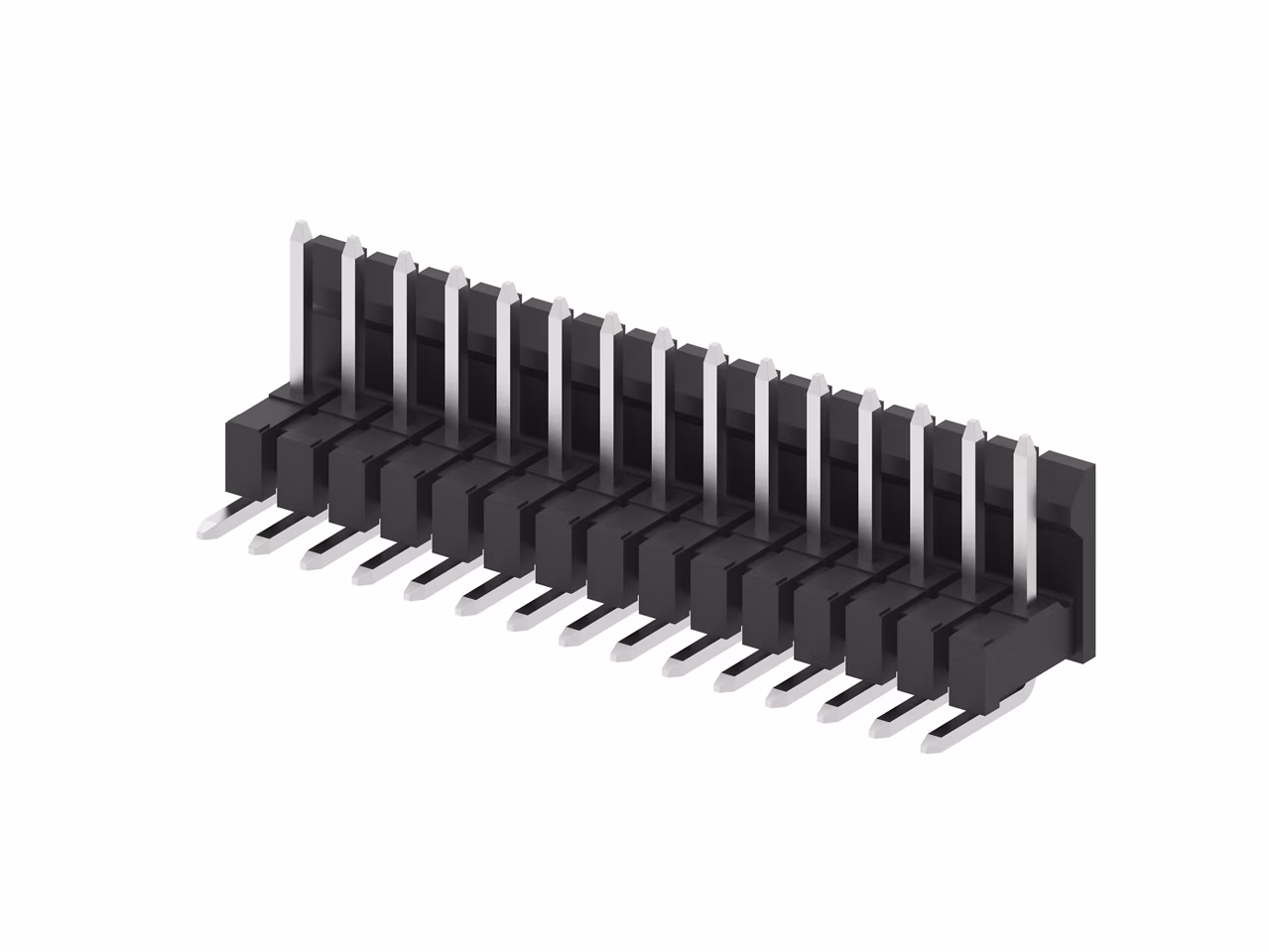 KK 254 Breakaway Header, Right-Angle with Friction Lock, 15 Circuits, Tin (Sn) Plating for sale