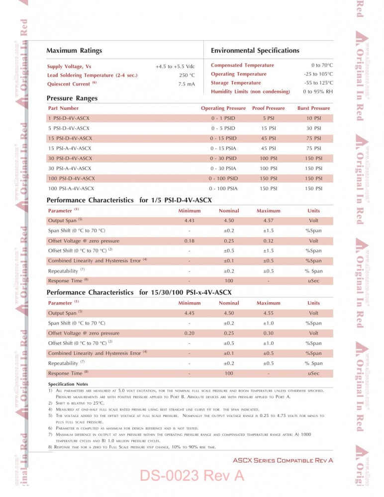 30 PSI-D-4V-ASCX datasheet page 2