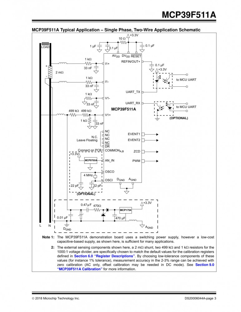 MCP39F511A document page 3