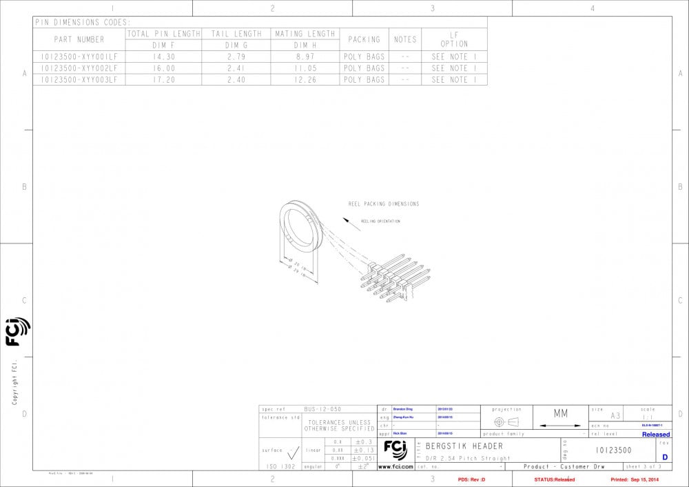 Amphenol 10123500 drawing page 3