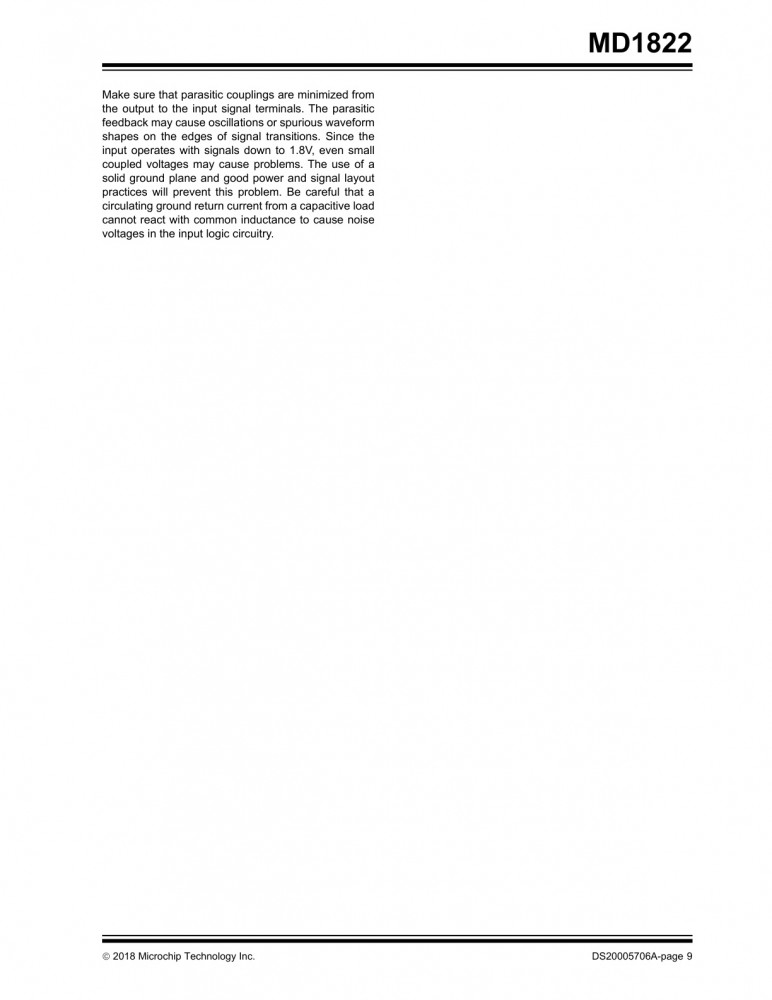 MD1822 datasheet page 9