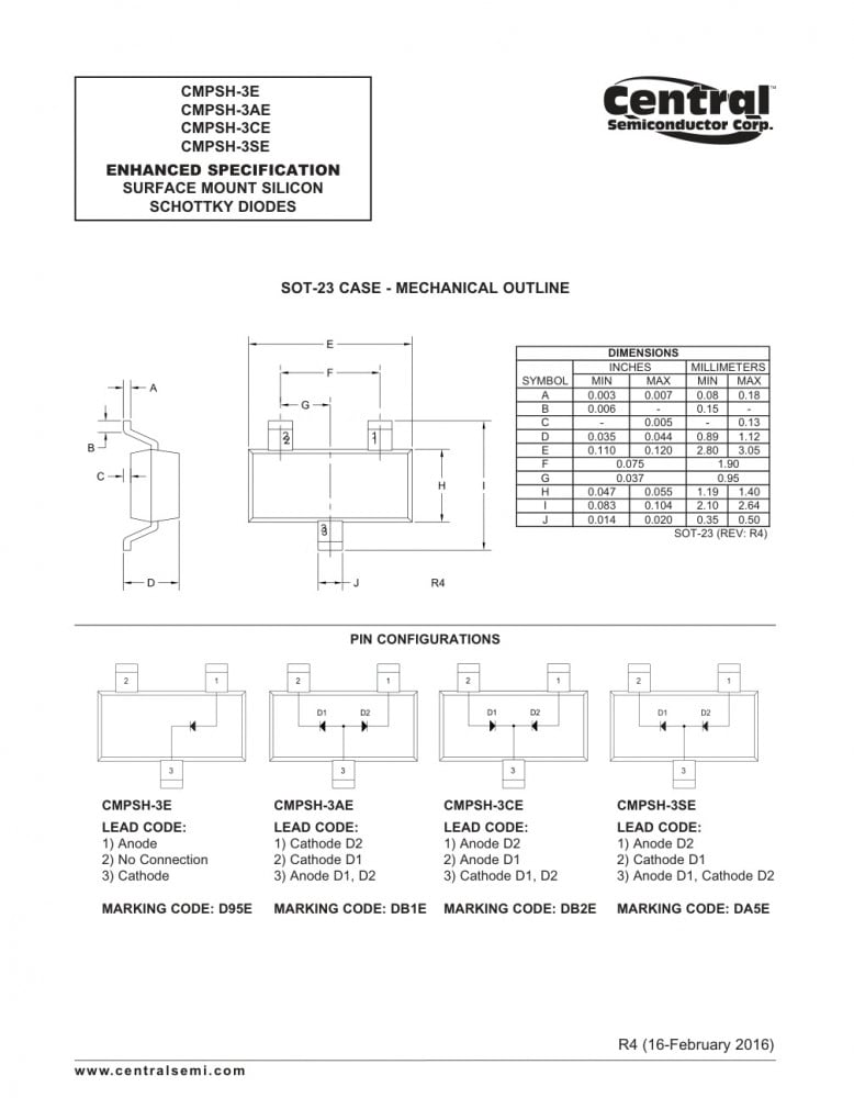 CMPSH-3AE datasheet page 2