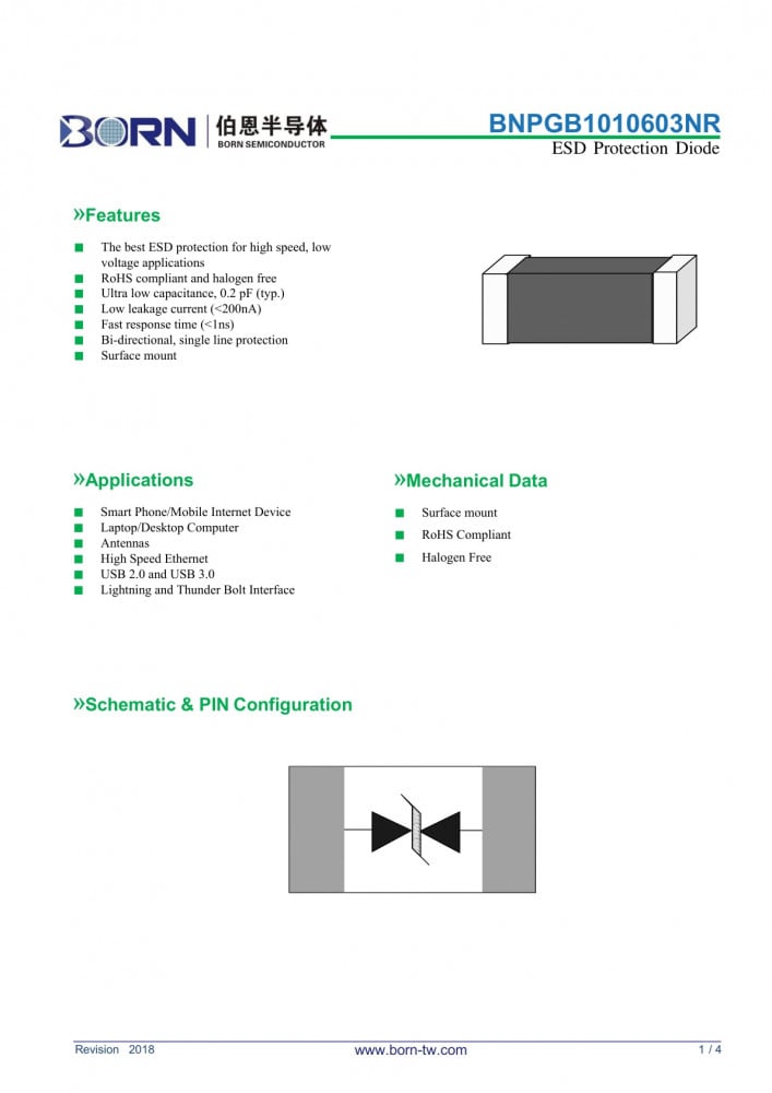 BNPGB1010603NR product features and applications