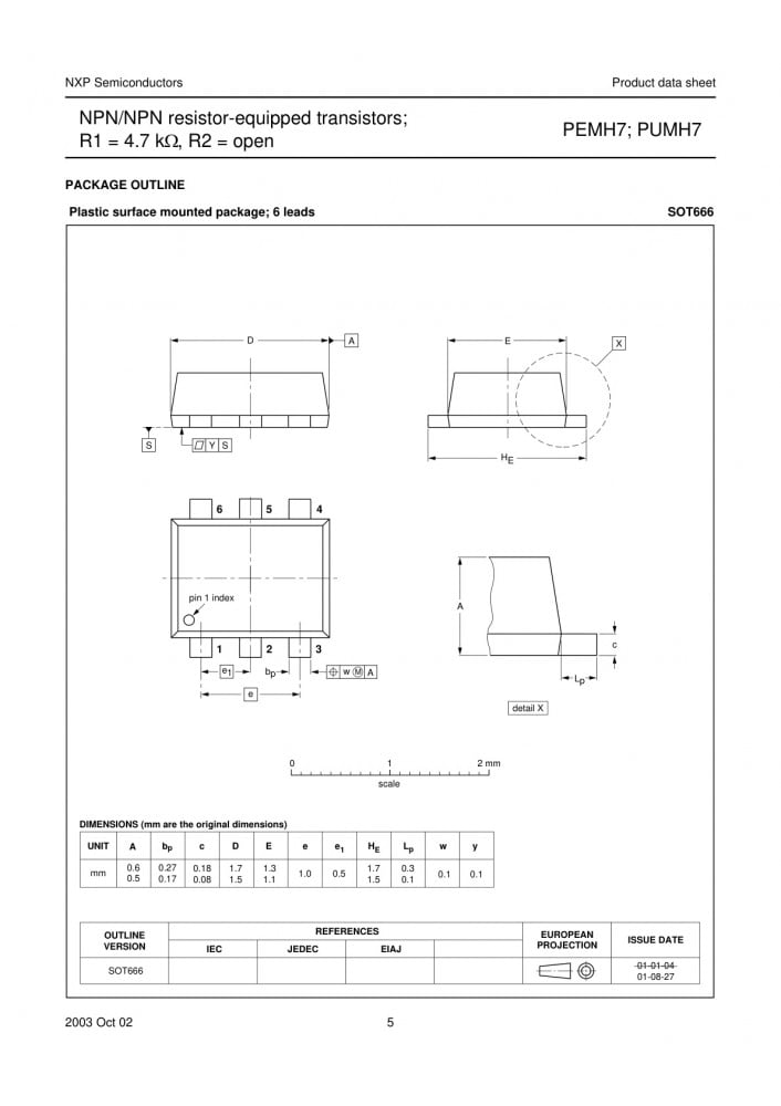 PUMH7 datasheet page 6