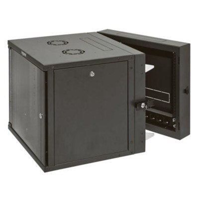 Wall-mounting cabinet 19 inches 15U 600mm width 610mm depth with rear pivoting body for sale