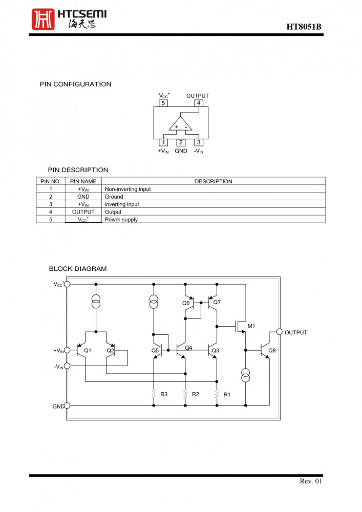 HT8051BRTZ datasheet page 4