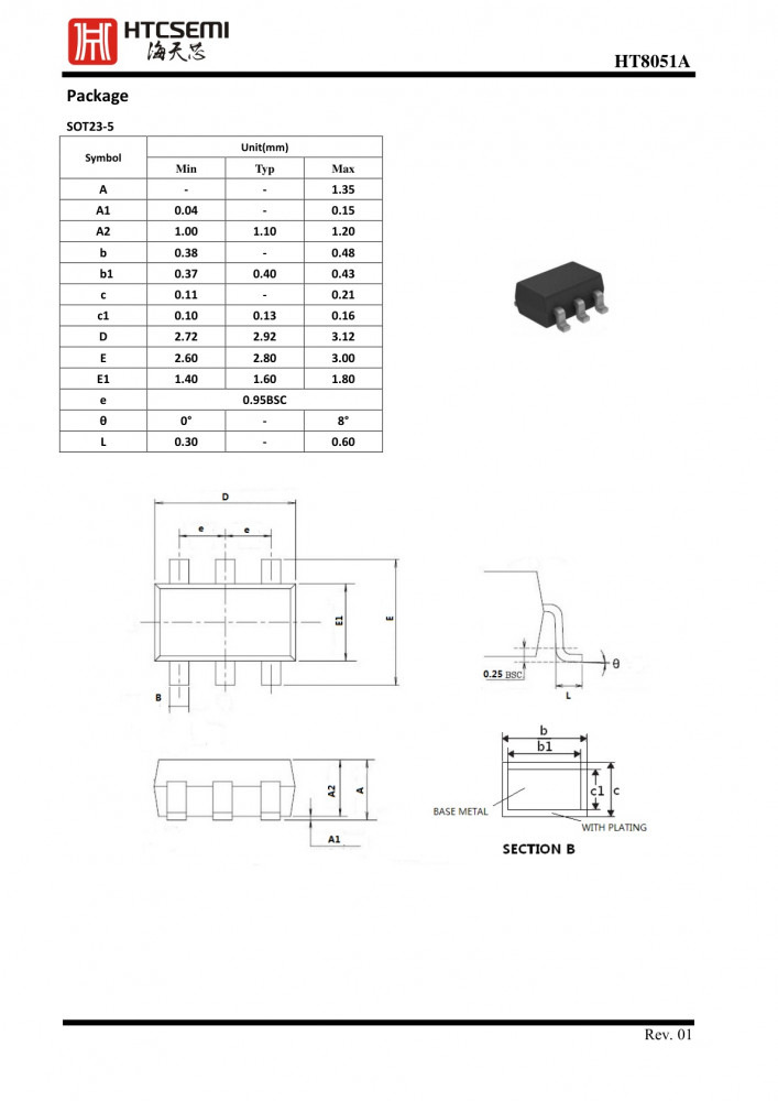 HT8051BRTZ datasheet page 6