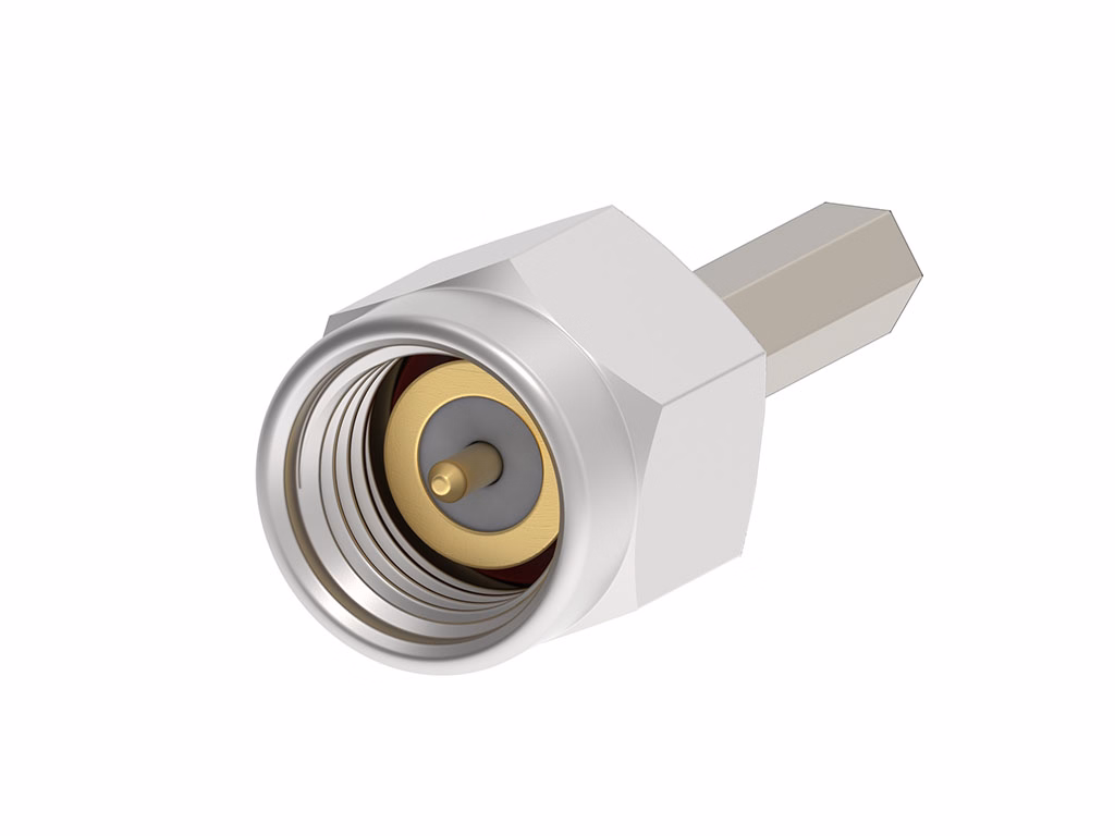 SMA Plug, Straight, Crimp, RG-178, RG-196 Cable, Stainless Steel, One Piece Per Bag, 50 Ohms for sale