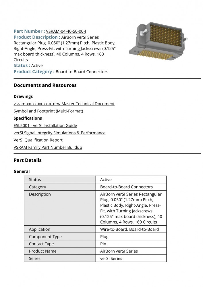 VSRAM technical document page 1