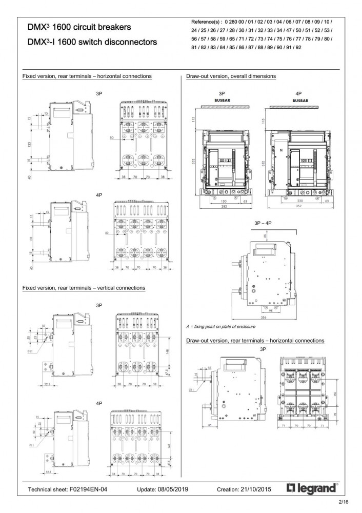 Legrand DMX³ technical document page 2