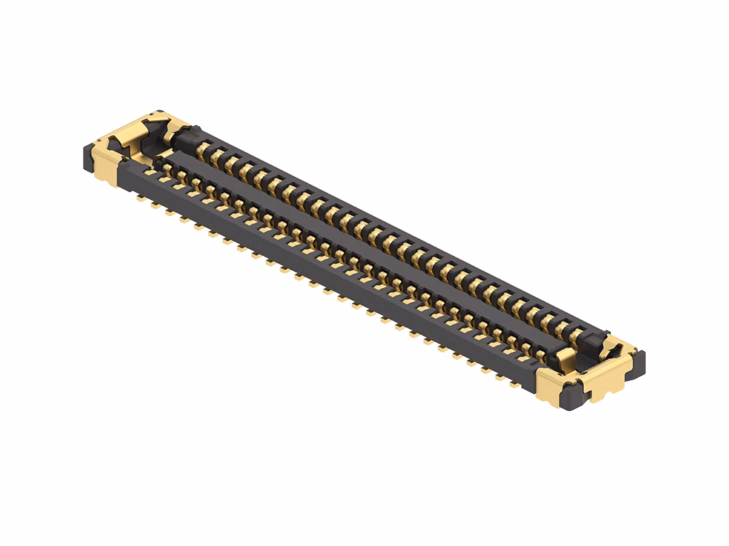 SlimStack Board-to-Board Receptacle, 0.35mm Pitch, ACB6+ Series, 0.60mm Mated Height, 1.90mm Mated Width, 54 Circuits, 1 Reel/Carton for sale