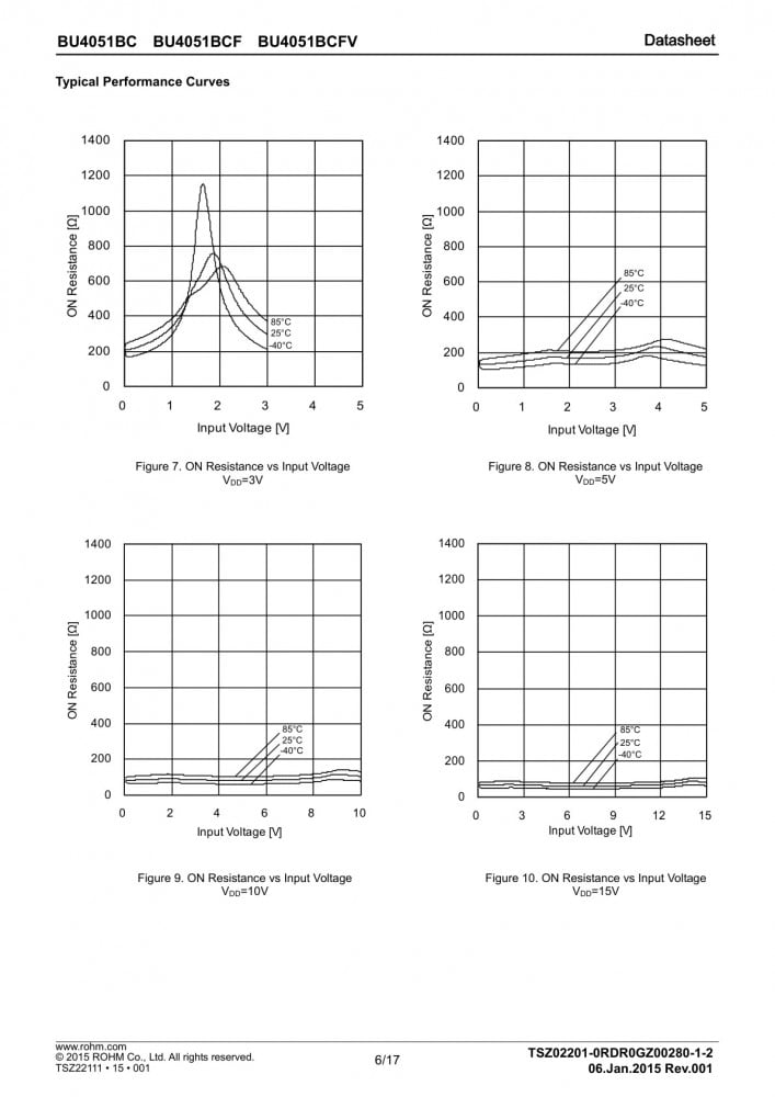 BU4051BCF-E2 datasheet page 6