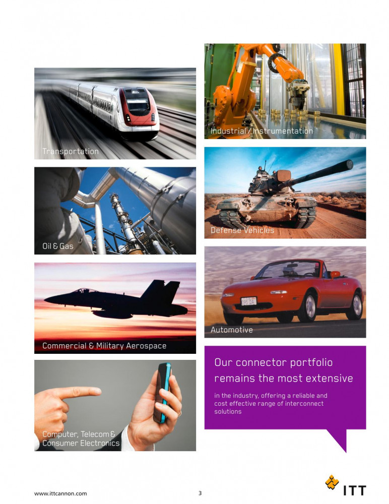 ITT Cannon catalogue page 3