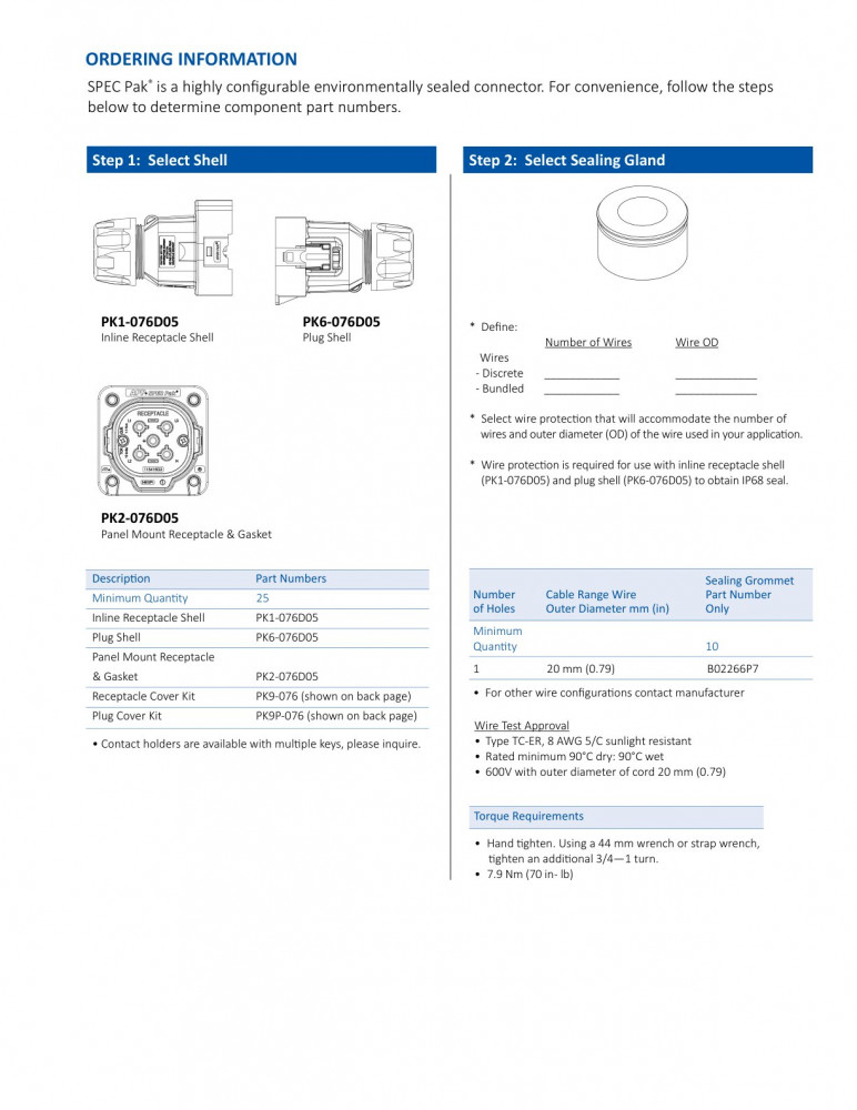 PK2-076D05 product document page 3