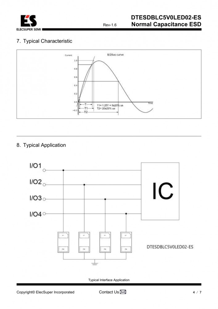 DTESDBLC5V0LED02-ES datasheet page 4