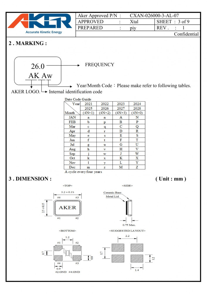 AKER CXAN-026000-3-AL-07 document page 4