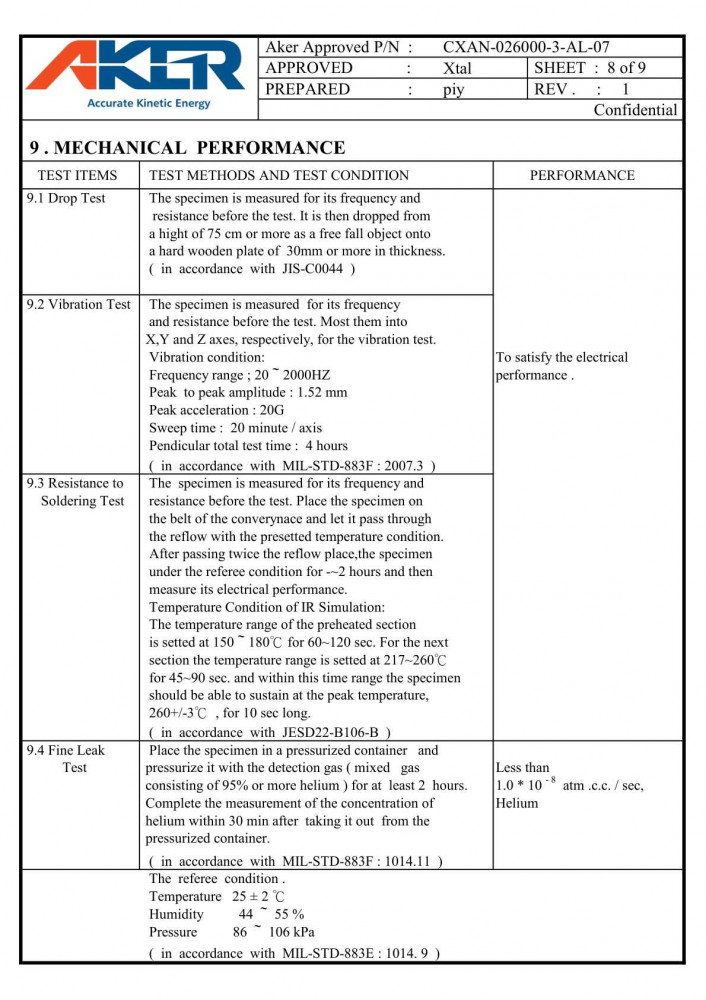 AKER CXAN-026000-3-AL-07 document page 9