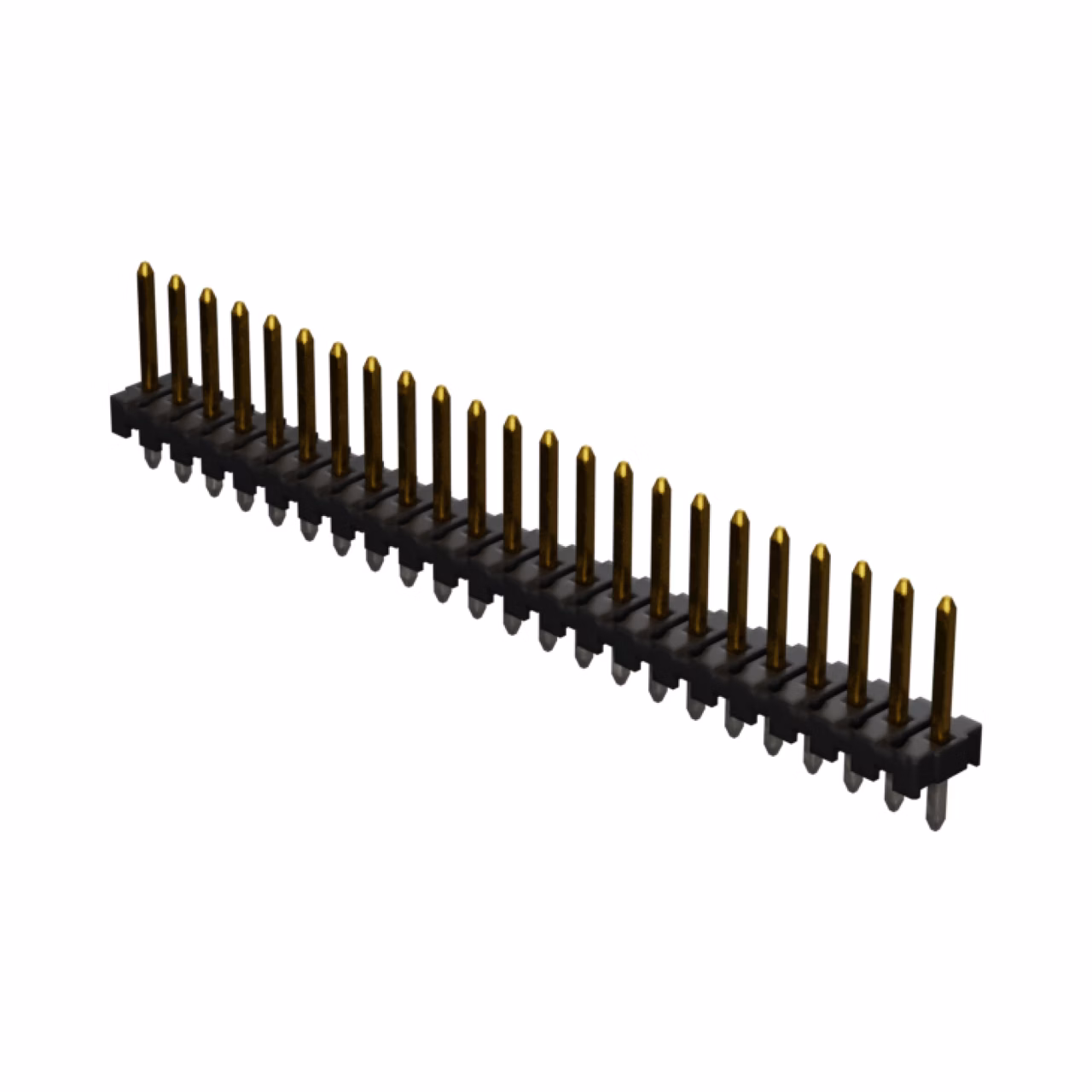KK 396 Breakaway Header, Vertical, 23 Circuits, 0.38µm Gold (Au) Selective Plating, Pin Length 19.00mm for sale