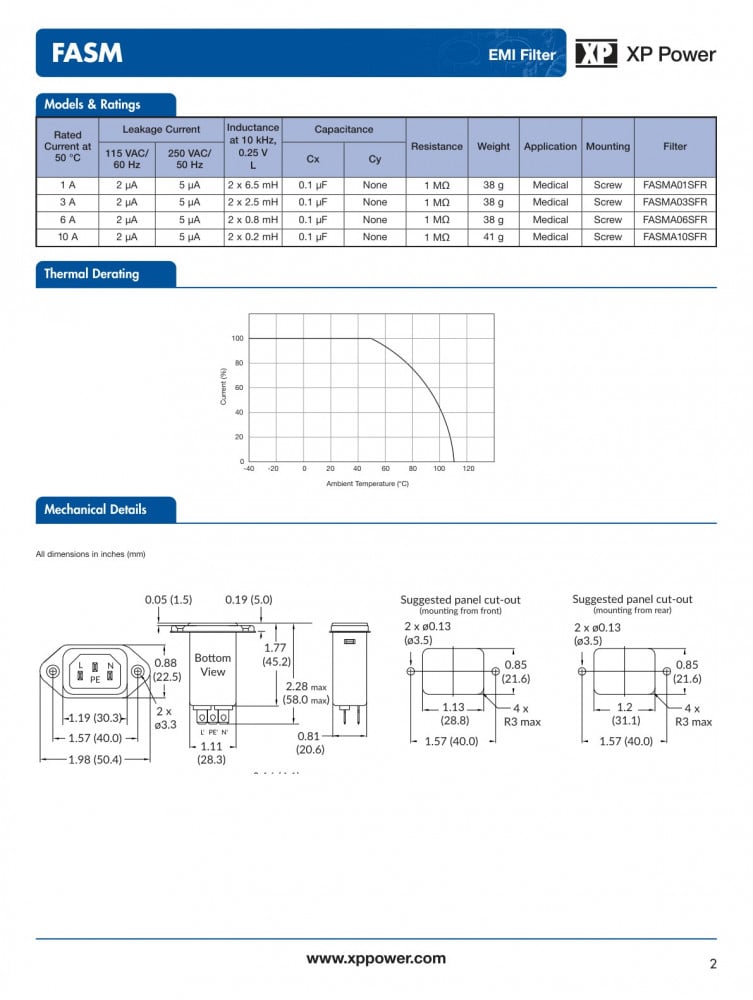 FASMA10SFR datasheet page 2