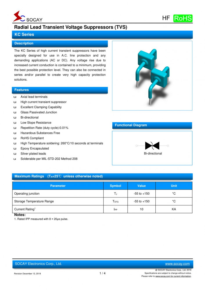 KC series technical document, page 1