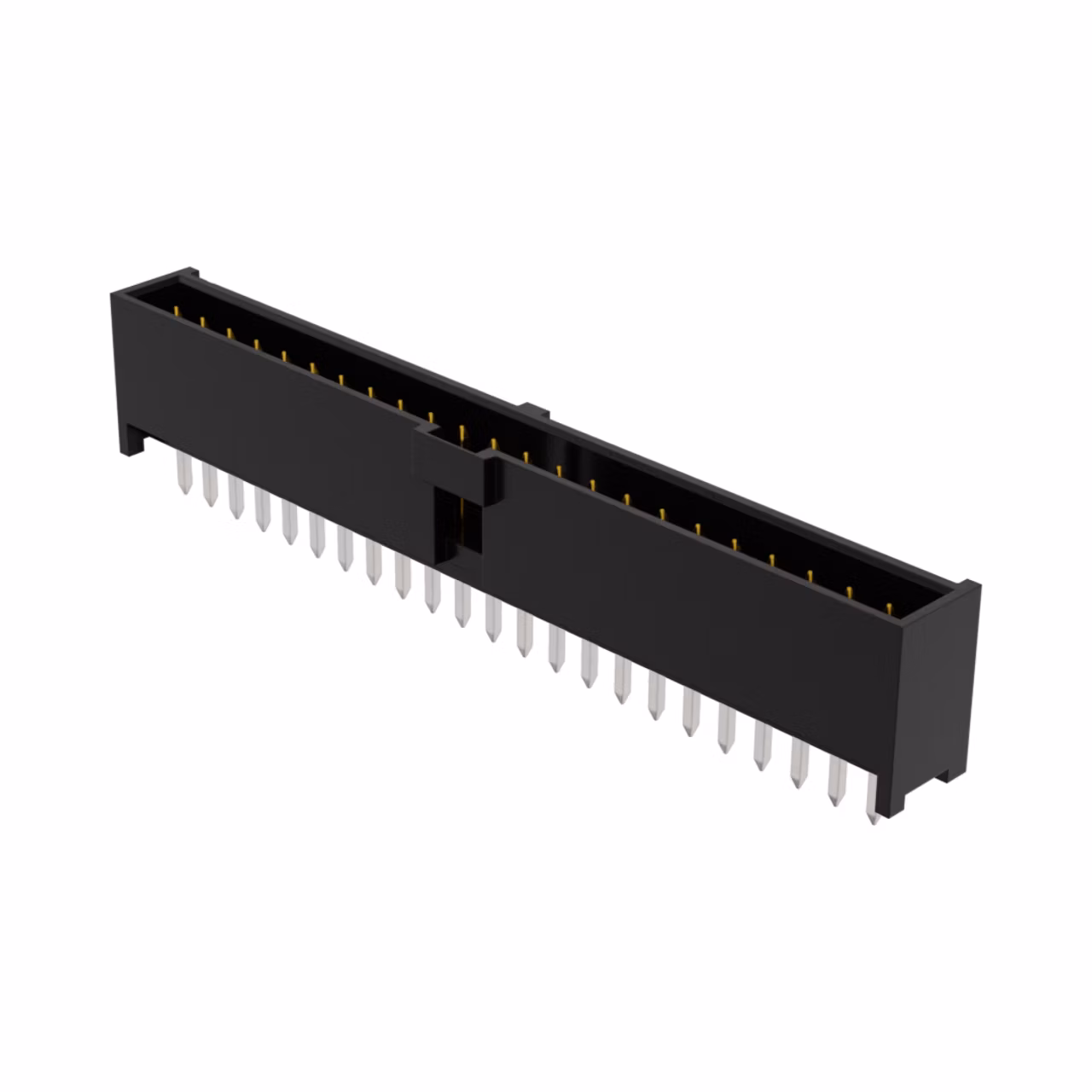 C-Grid III PCB Header, 2.54mm Pitch, Through Hole, Single Row, Vertical, Shrouded, 23 Circuits, 0.05µm Gold (Au) Flash Plating for sale