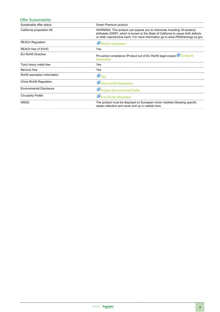 XB4BA22 technical document page 3