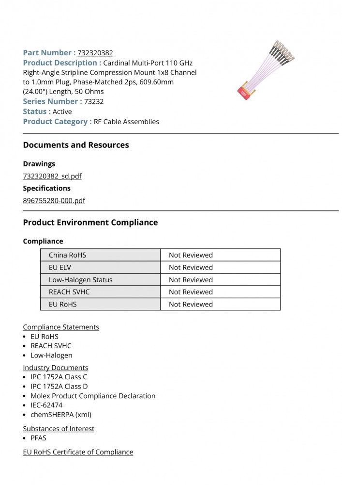 MOLEX 732320382 product document image 1