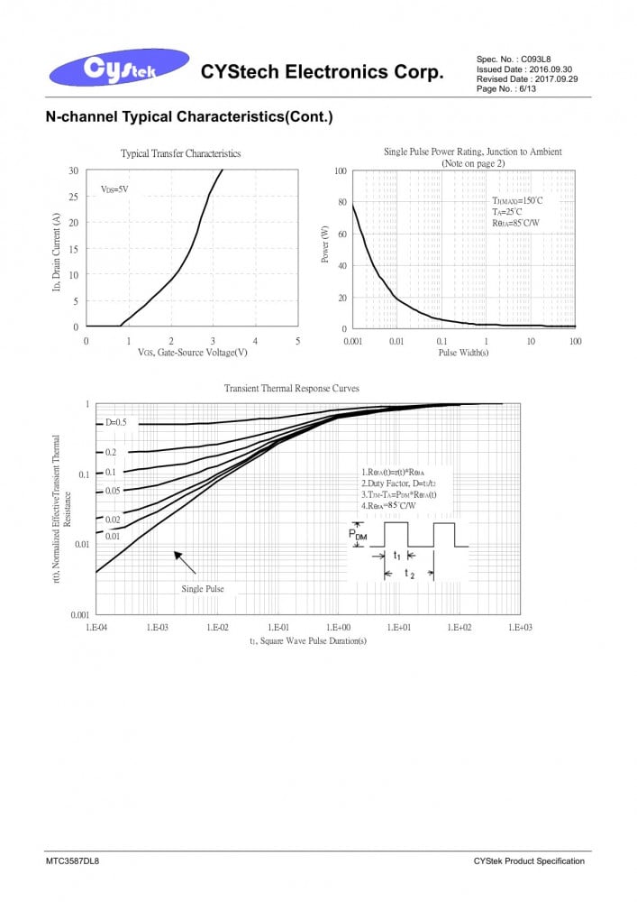 MTC3587DL8 datasheet page 6