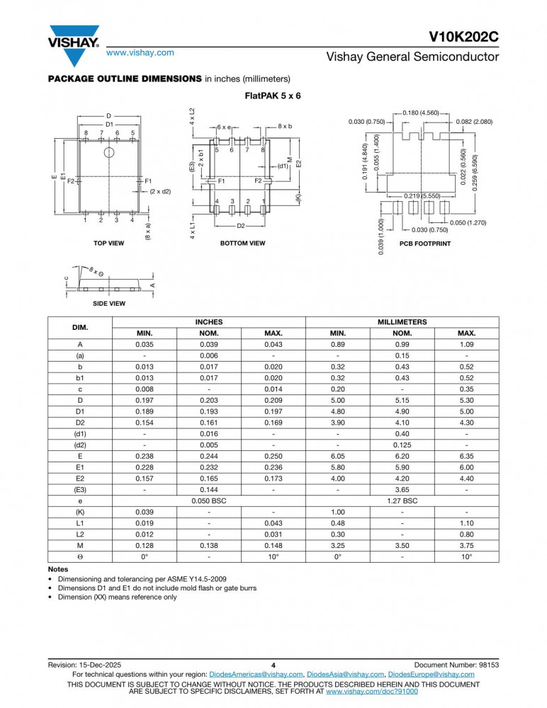 V10K202C datasheet page 4