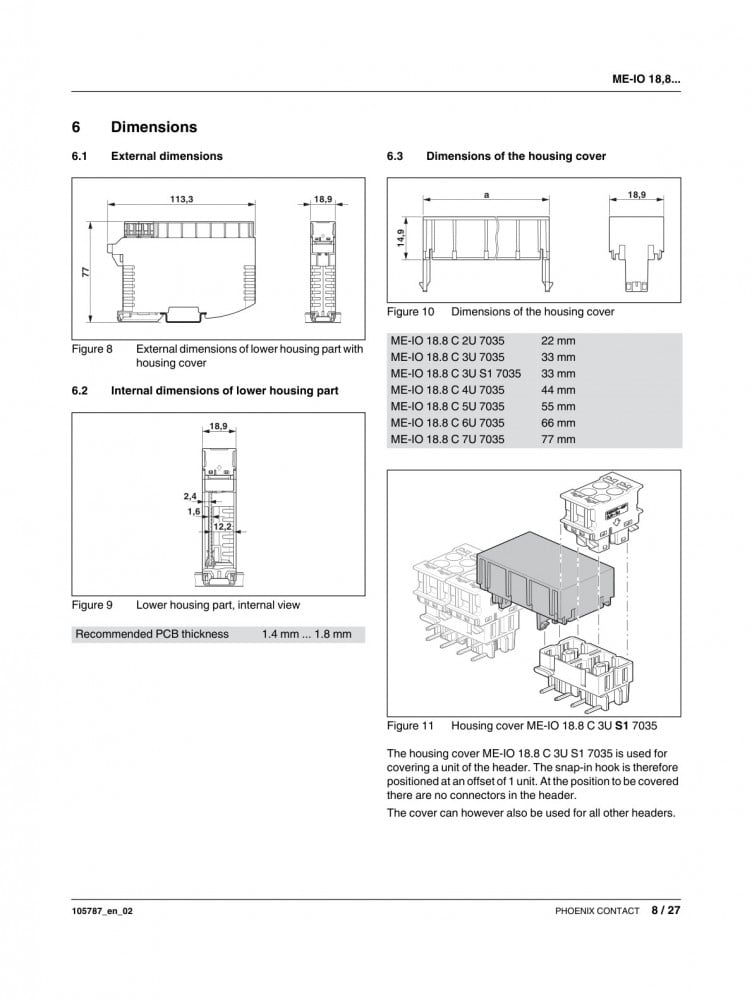 Phoenix Contact technical document page 8
