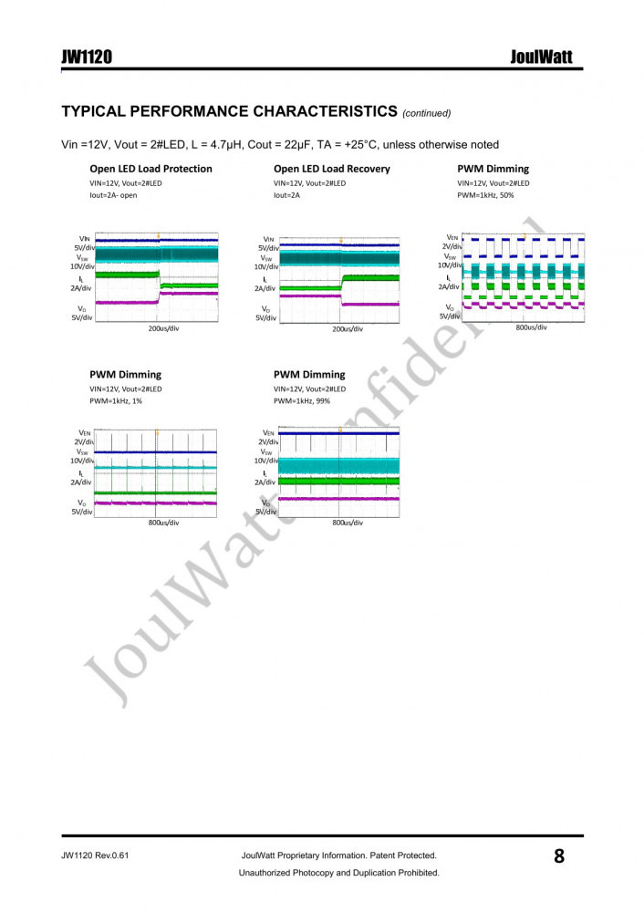 JW1120 datasheet page 8