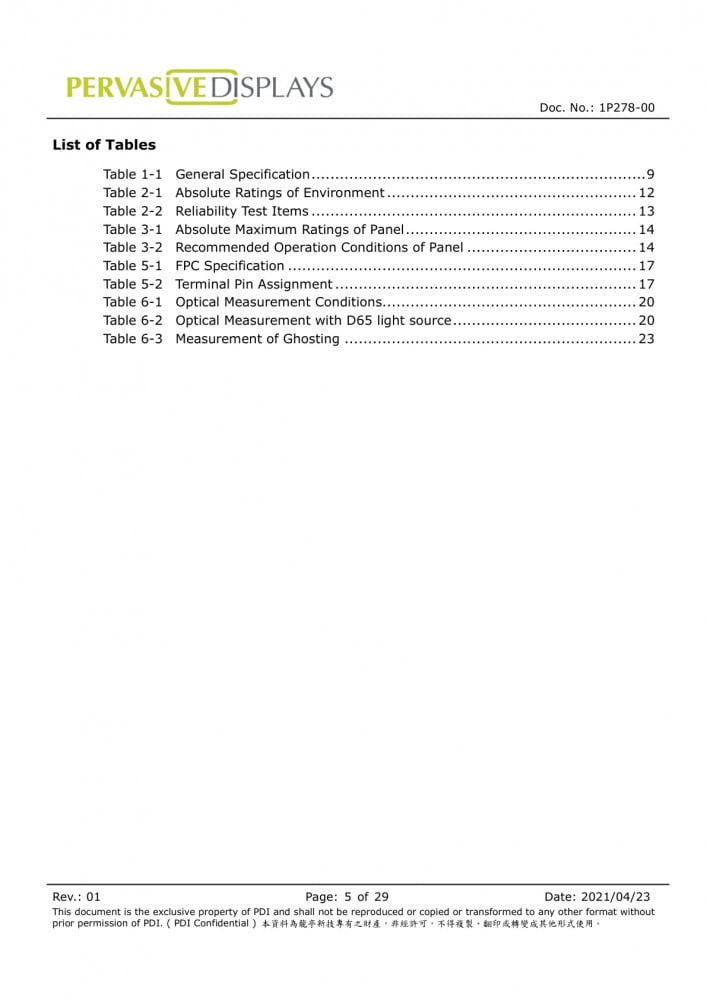 E2741CS0B2 specification page 5