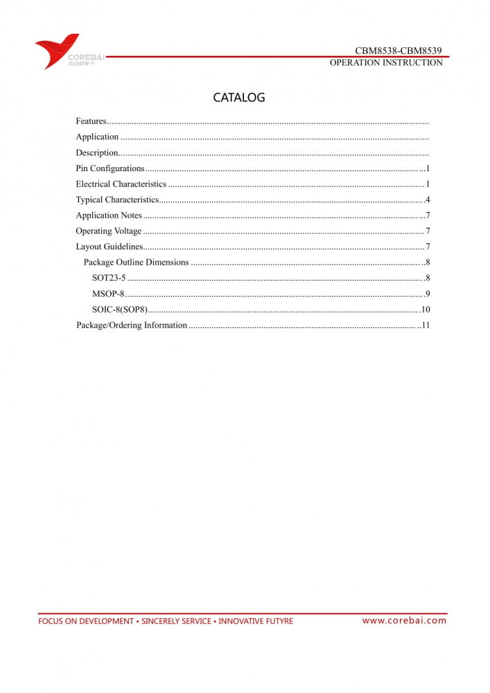 CBM8539 datasheet page 2