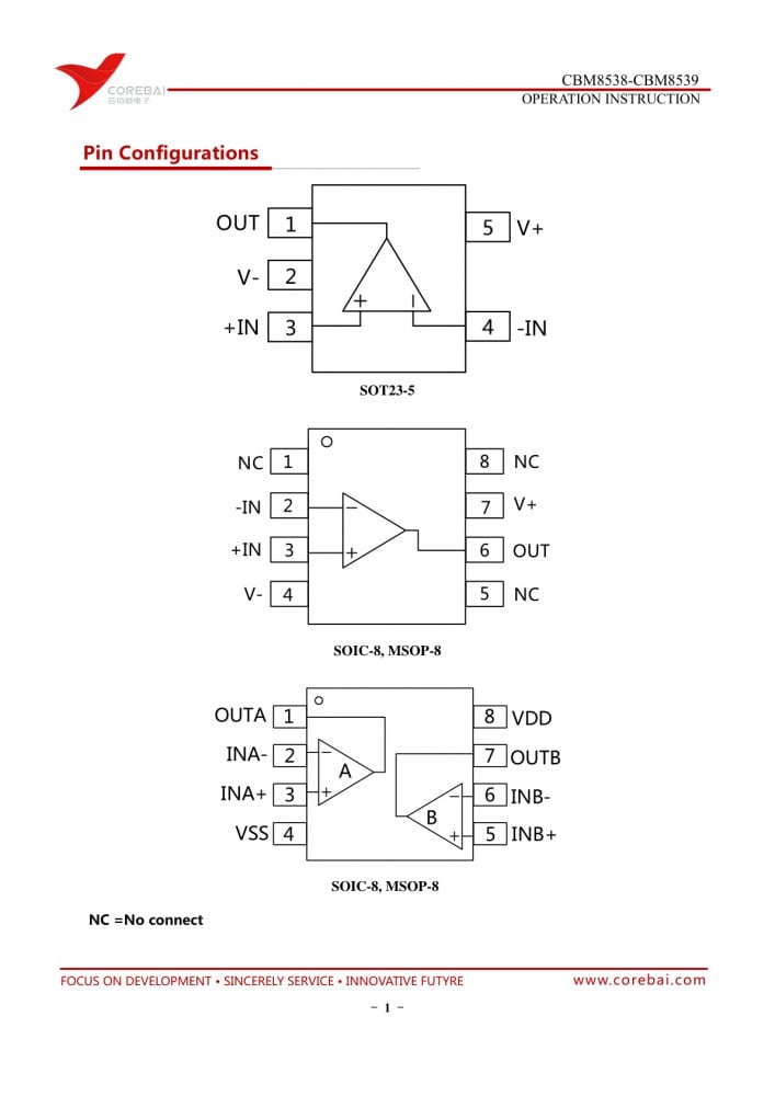 CBM8539 datasheet page 3