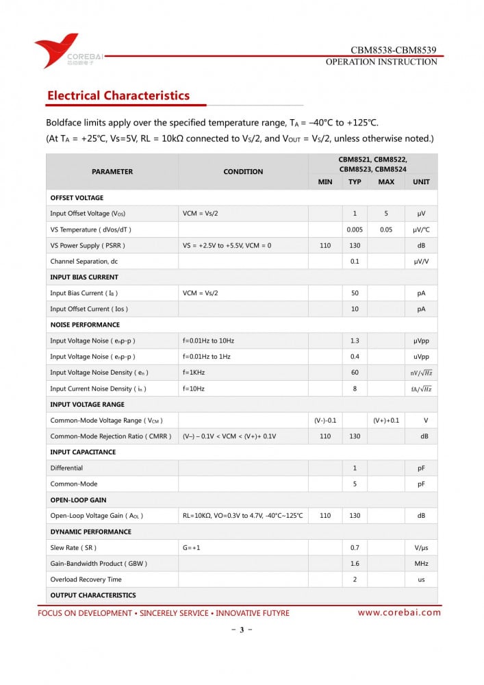 CBM8539 datasheet page 5