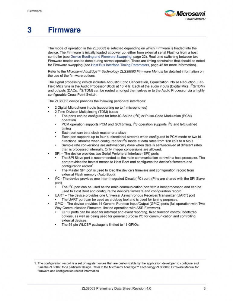 ZL38063 datasheet page image 10